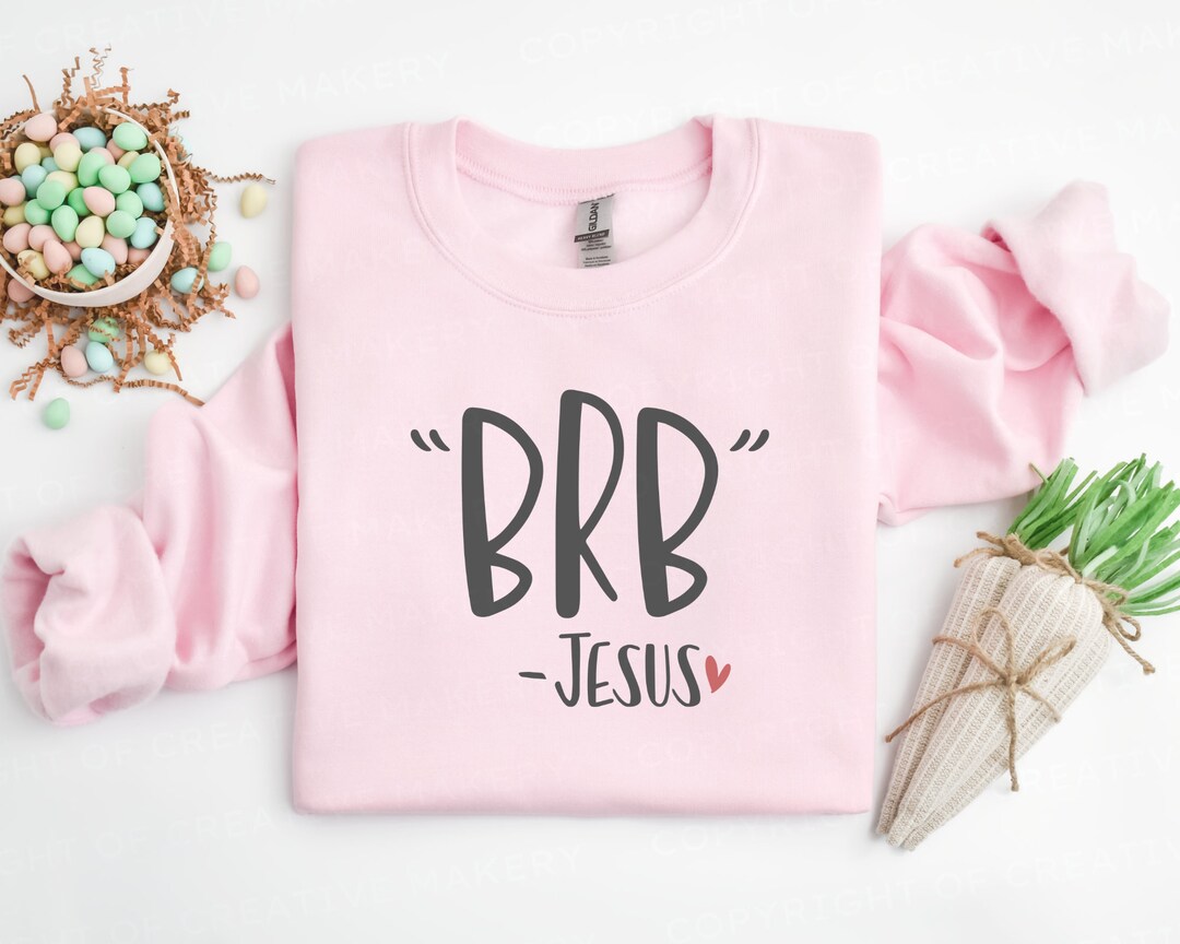 Brb-jesus SVG, BRB Jesus Svg Cut File for Cricut, Funny Jesus Quote ...