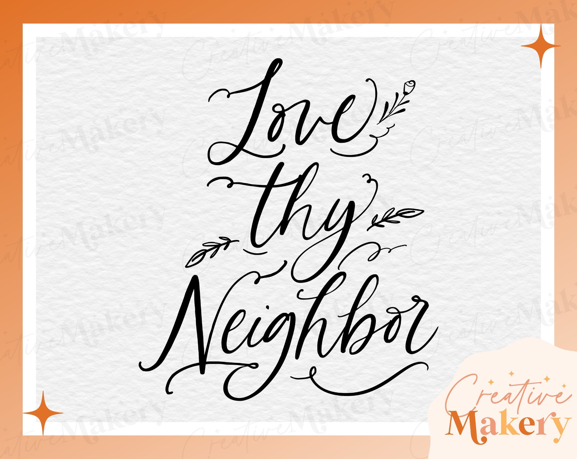 Love Thy Neighbor SVG Coffee Mug Svg Christian Tshirt Svg - Etsy