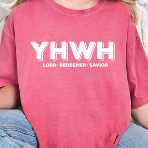 YHWH Lord Redeemer Savior SVG PNG, Christian Design (digital Download ...