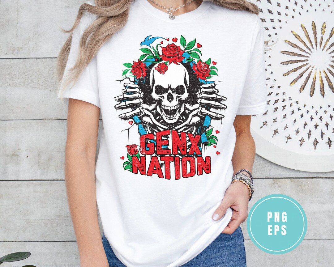 Genx Nation PNG, Sublimation PNG, Digital Download, Generation X Png ...