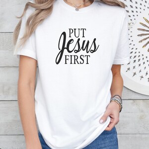 Put Jesus First SVG, Jesus Svg, Faith Svg, Christian Svg, Tshirt Svg ...
