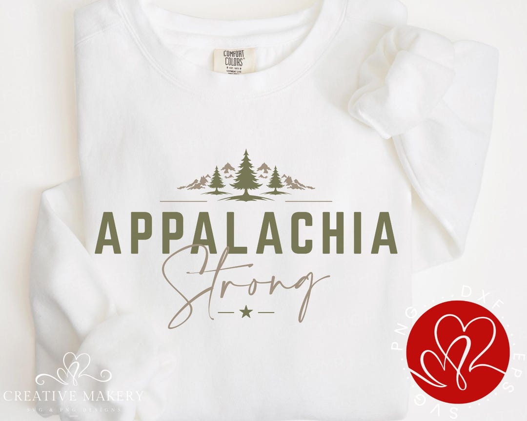 Appalachia Strong SVG, Support Svg, Tshirt Svg, Appalachia, Virginia ...