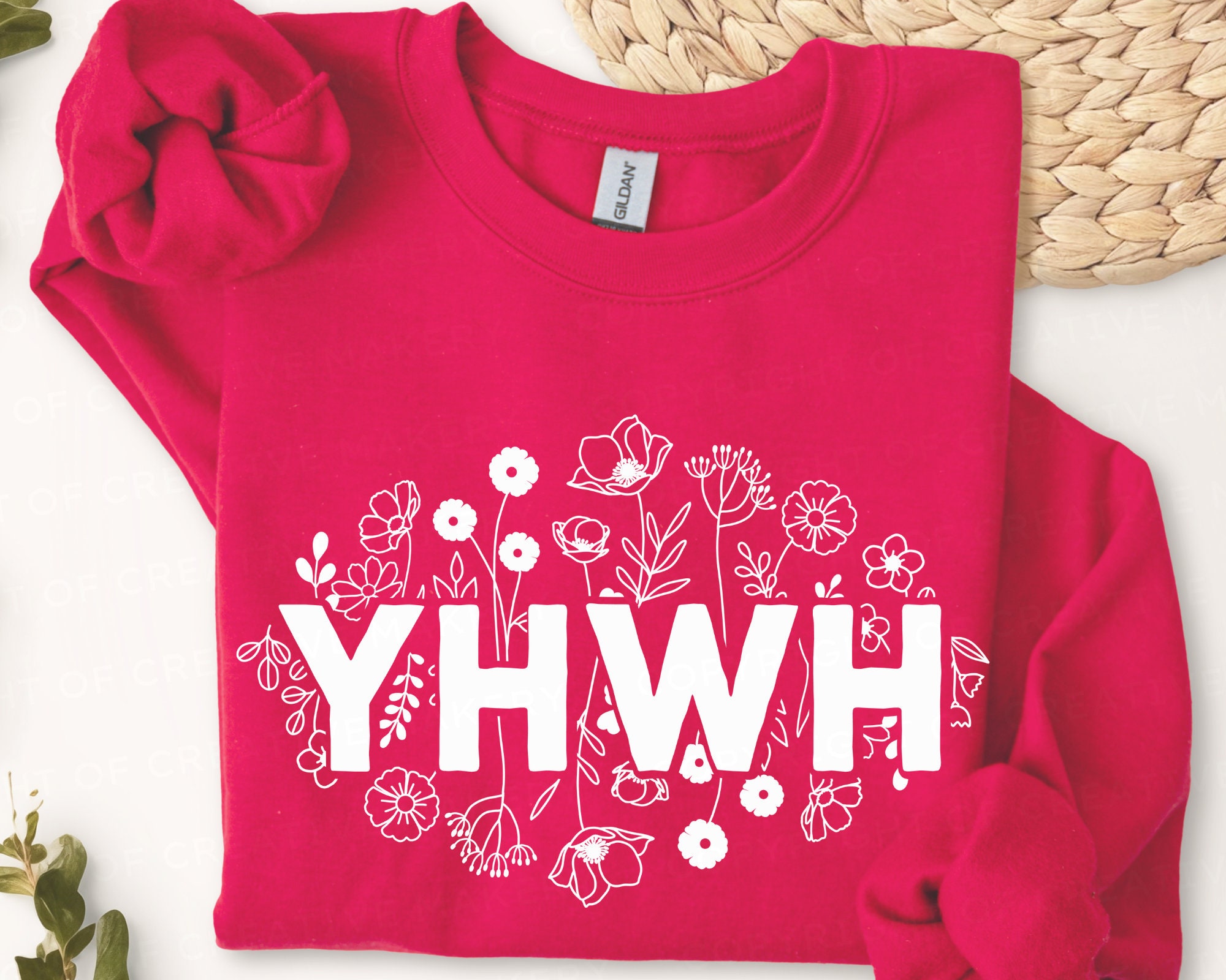 YHWH Flowers SVG, YHWH Png, Jesus Svg, Faith Svg, Christian Svg, Tshirt ...