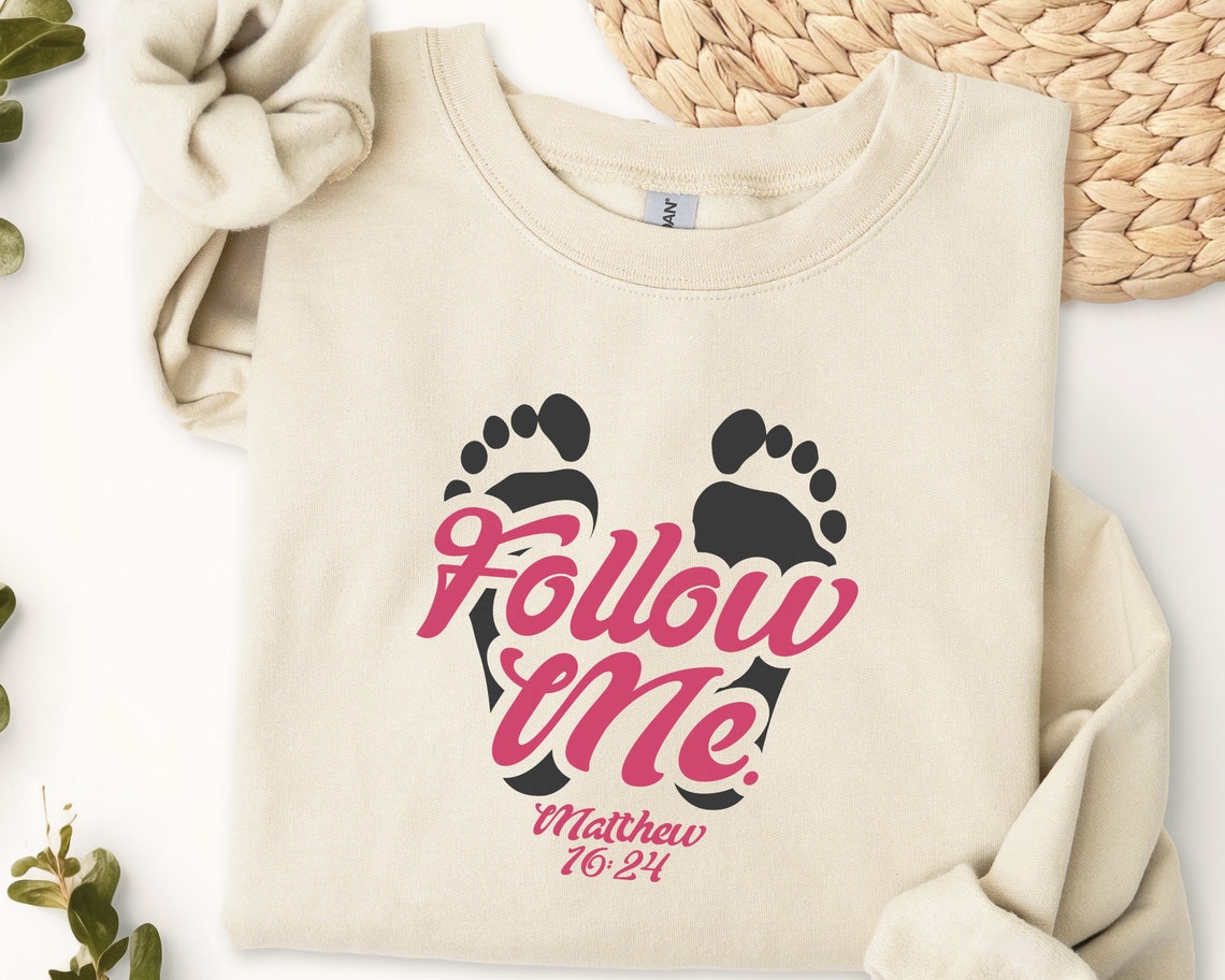 Follow Me Footprints SVG, Jesus Svg, Faith Svg, Christian Svg, Tshirt ...
