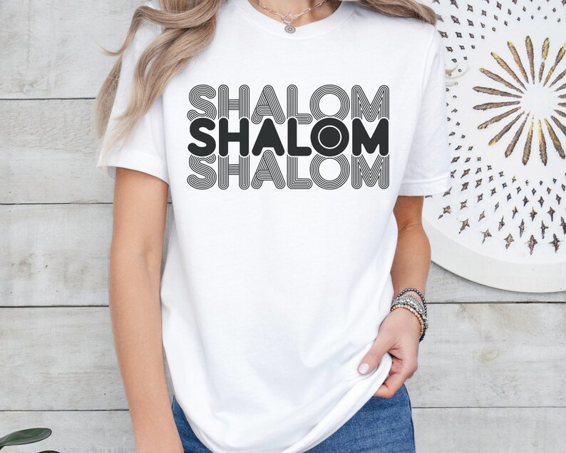Shalom PNG, Tshirt Png, Silhouette Png, DTF Print File | Sublimation ...