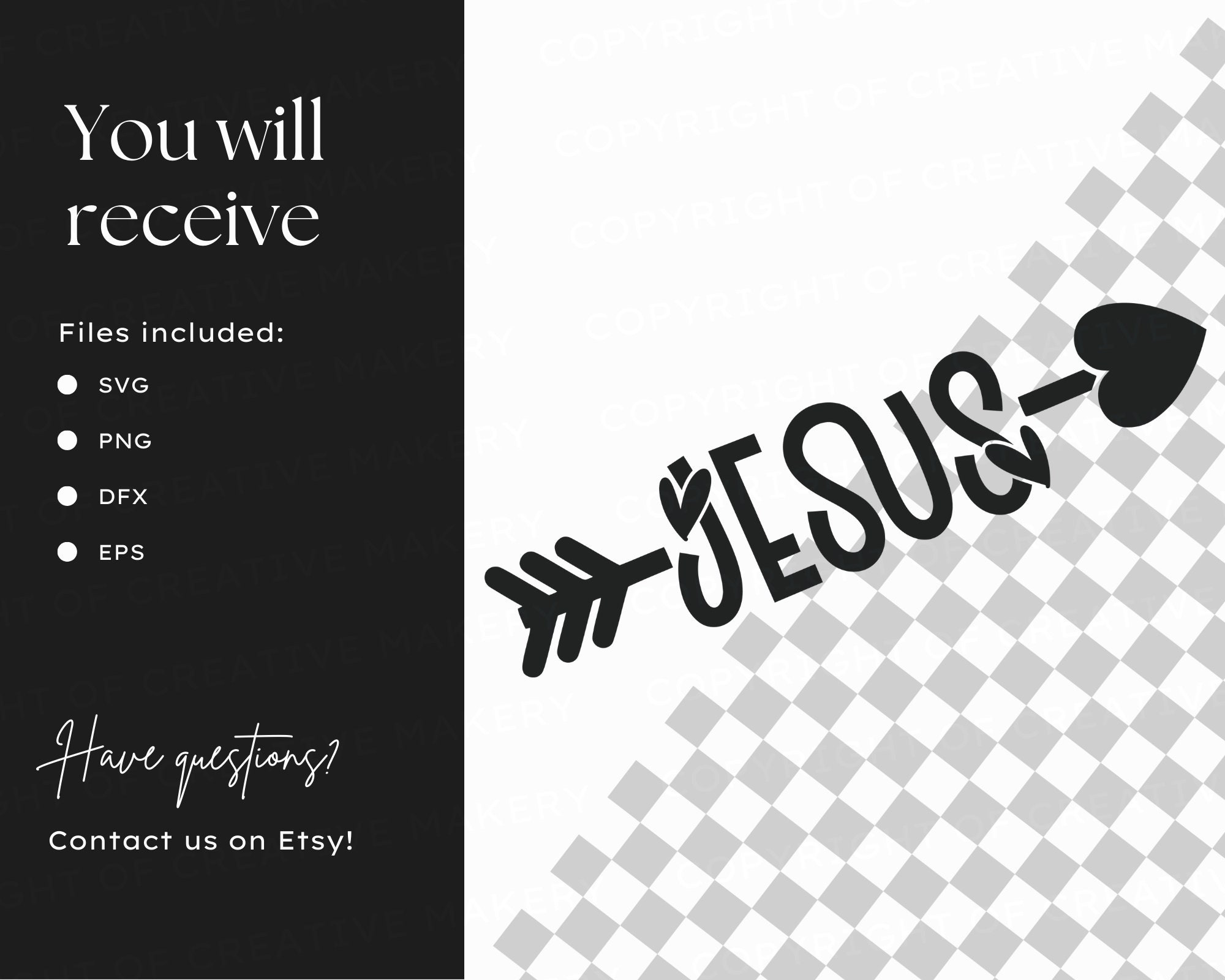 Jesus Arrow SVG, Christian Faith, Cricut Cut File (digital Download) - Etsy
