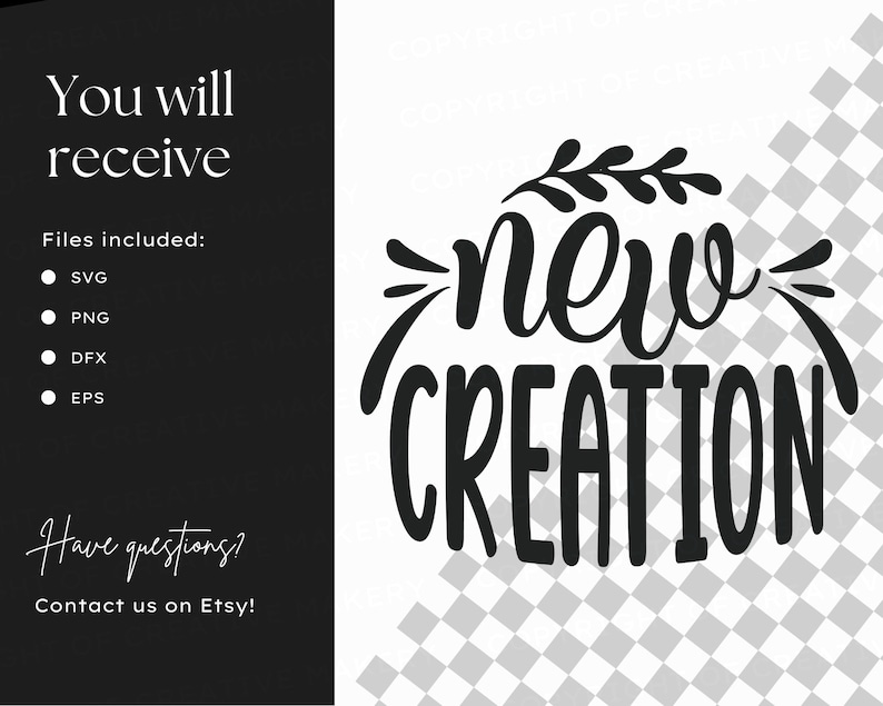 New Creation Svg Easter Svg Jesus Svg Faith Svg Christian Svg