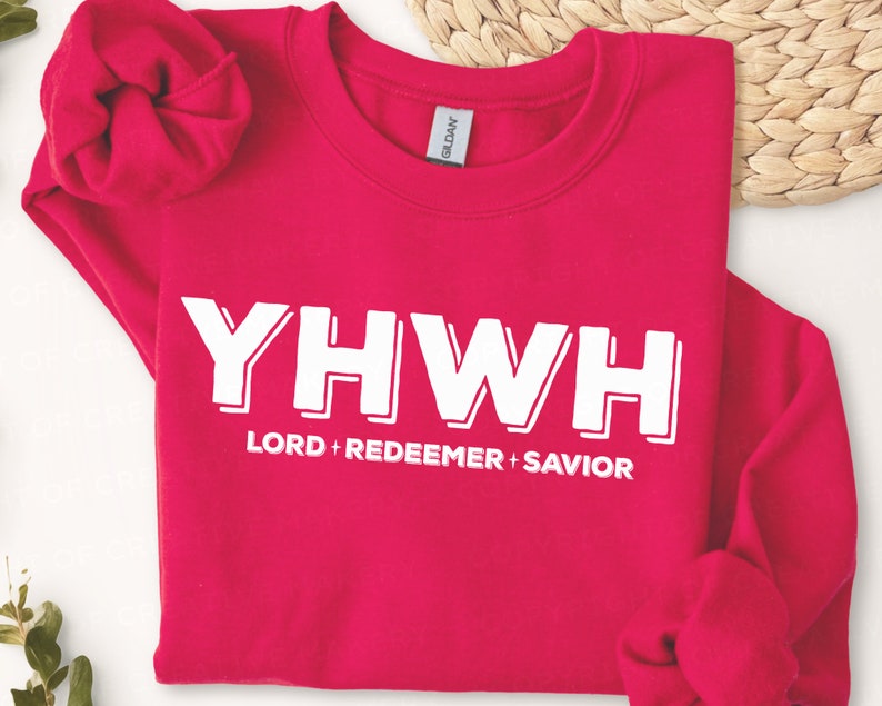 YHWH Lord Redeemer Savior SVG PNG, Christian Design (digital Download ...