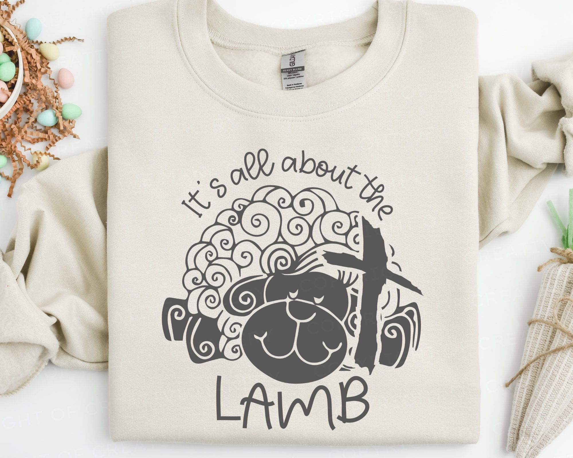 It's All About the Lamb SVG, Christian Easter (digital Download) - Etsy