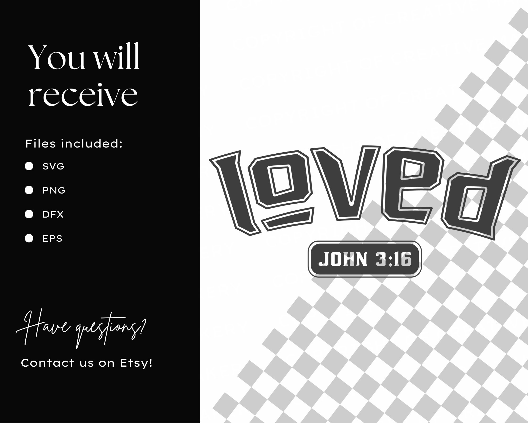 Loved John SVG PNG, Loved Bible Verse Svg, Loved Png, Cricut Cut File ...
