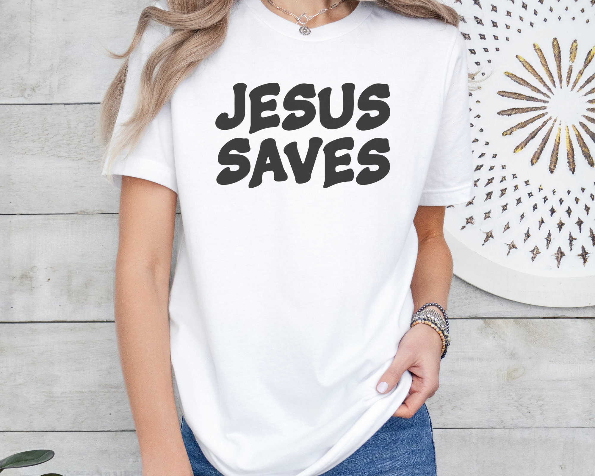 Jesus Saves SVG, Jesus Saves Tshirt Svg, Cut File Svg, Silhouette ...