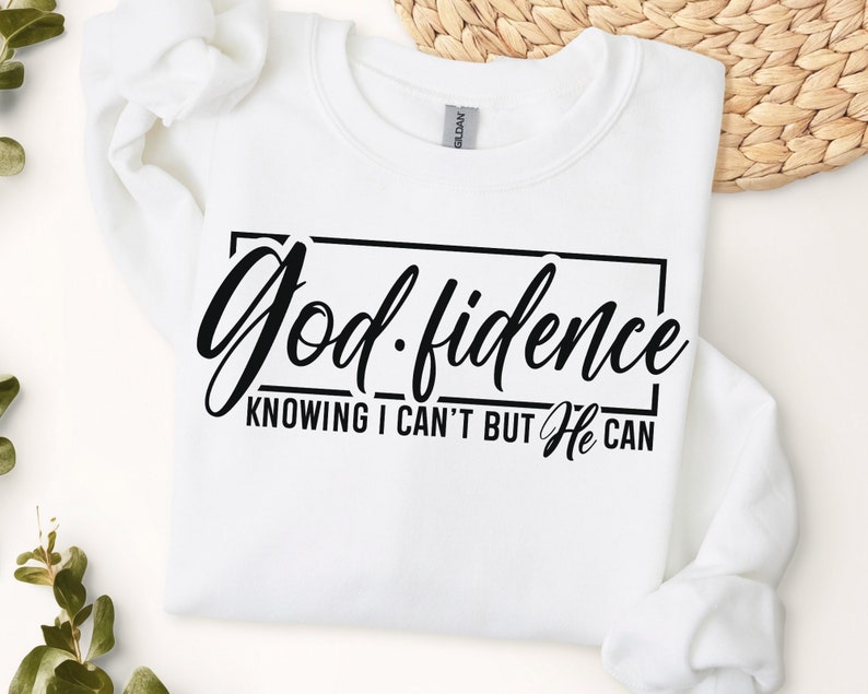 Godfidence SVG, God Fidence Svg, Christian SVG, Faith Svg, Cricut Svg ...