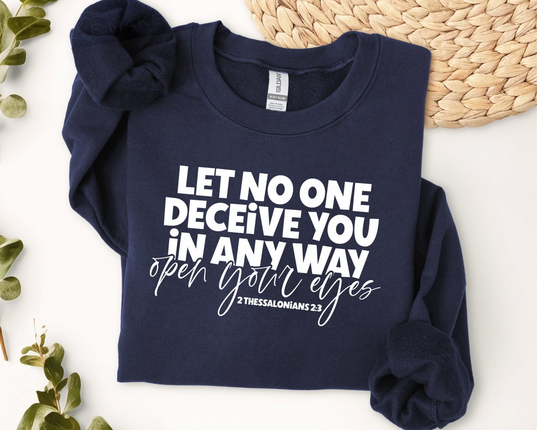 Let No One Deceive You Svg, Christian Svg, Bible Art Png, Yahweh Svg, Graphic Svg, Jesus Svg ...