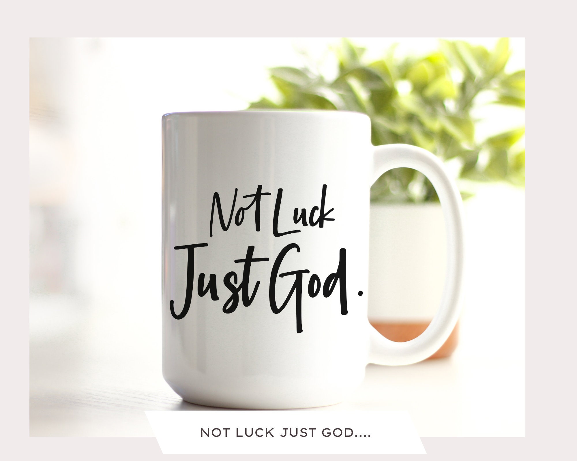 Not Luck Just God SVG PNG Christ Svg Silhouette Commercial Use Svg God ...