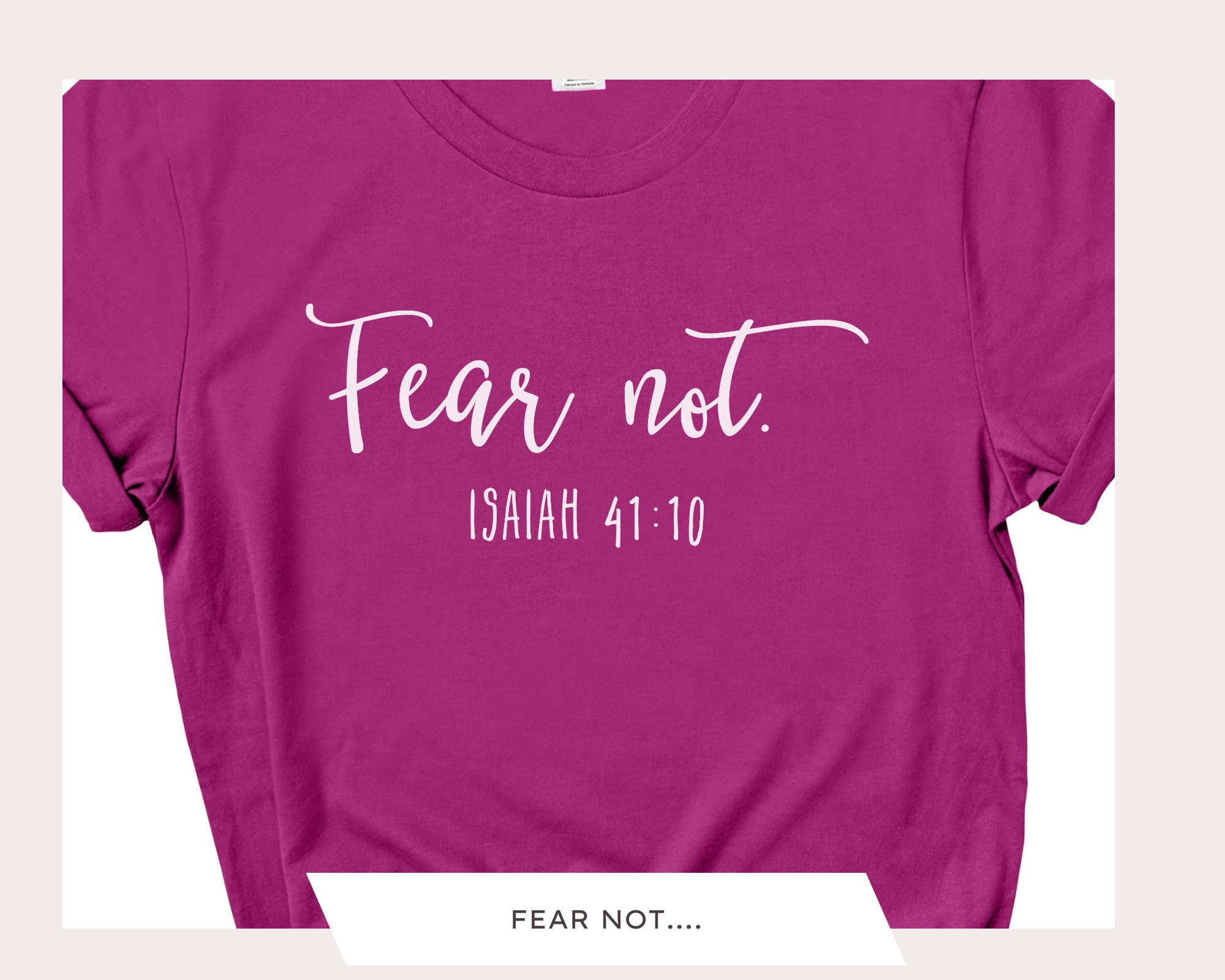 Fear Not SVG PNG Christian Svg Digital Download Commercial - Etsy