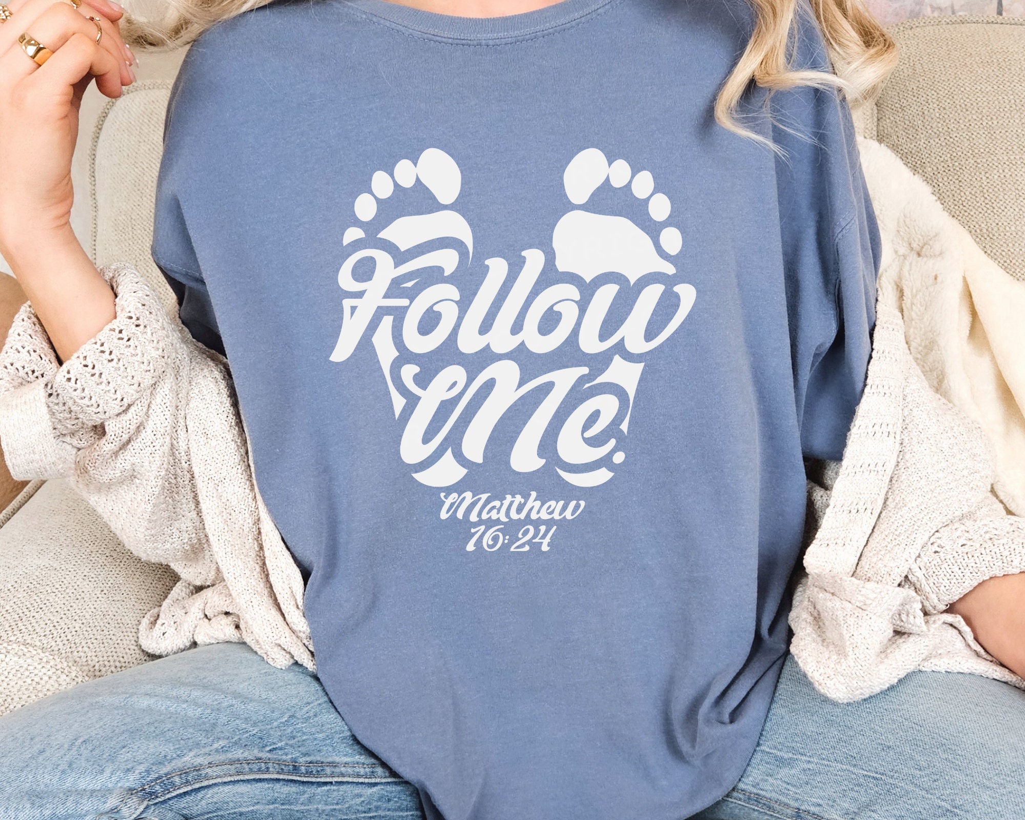 Follow Me Footprints SVG, Jesus Svg, Faith Svg, Christian Svg, Tshirt ...