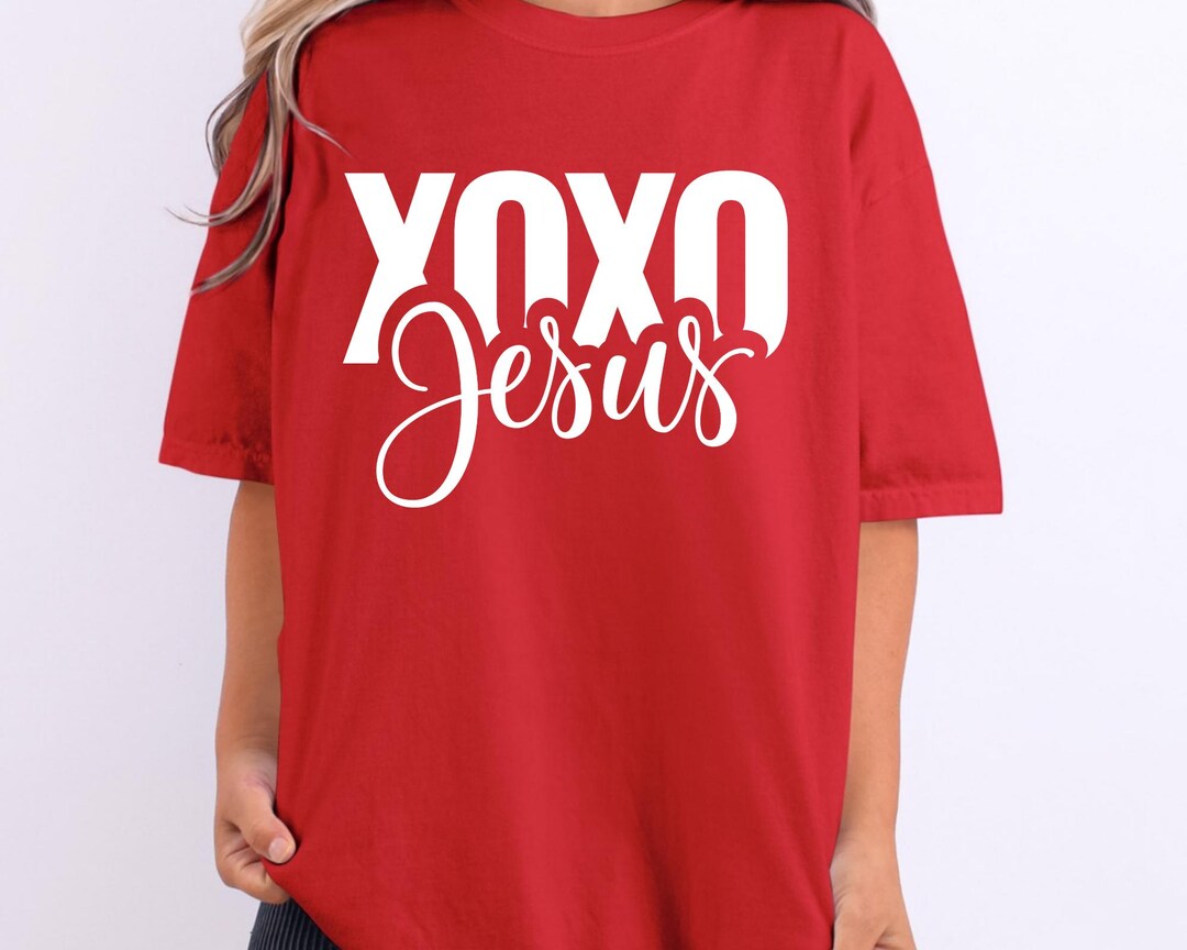 XOXO Jesus Valentine SVG - Etsy