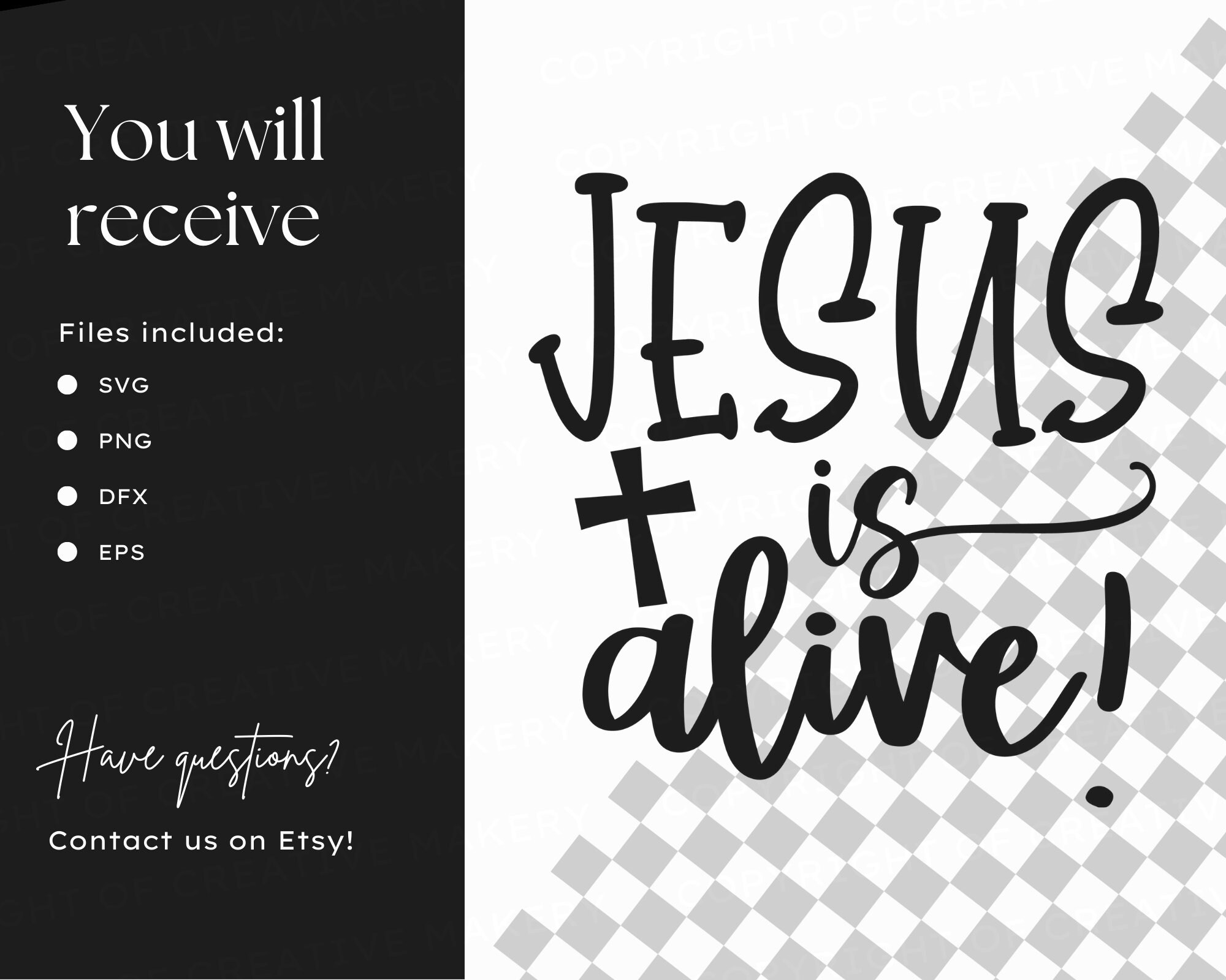 Jesus is Alive SVG, Easter SVG, Jesus Svg, Faith Svg, Christian Svg ...