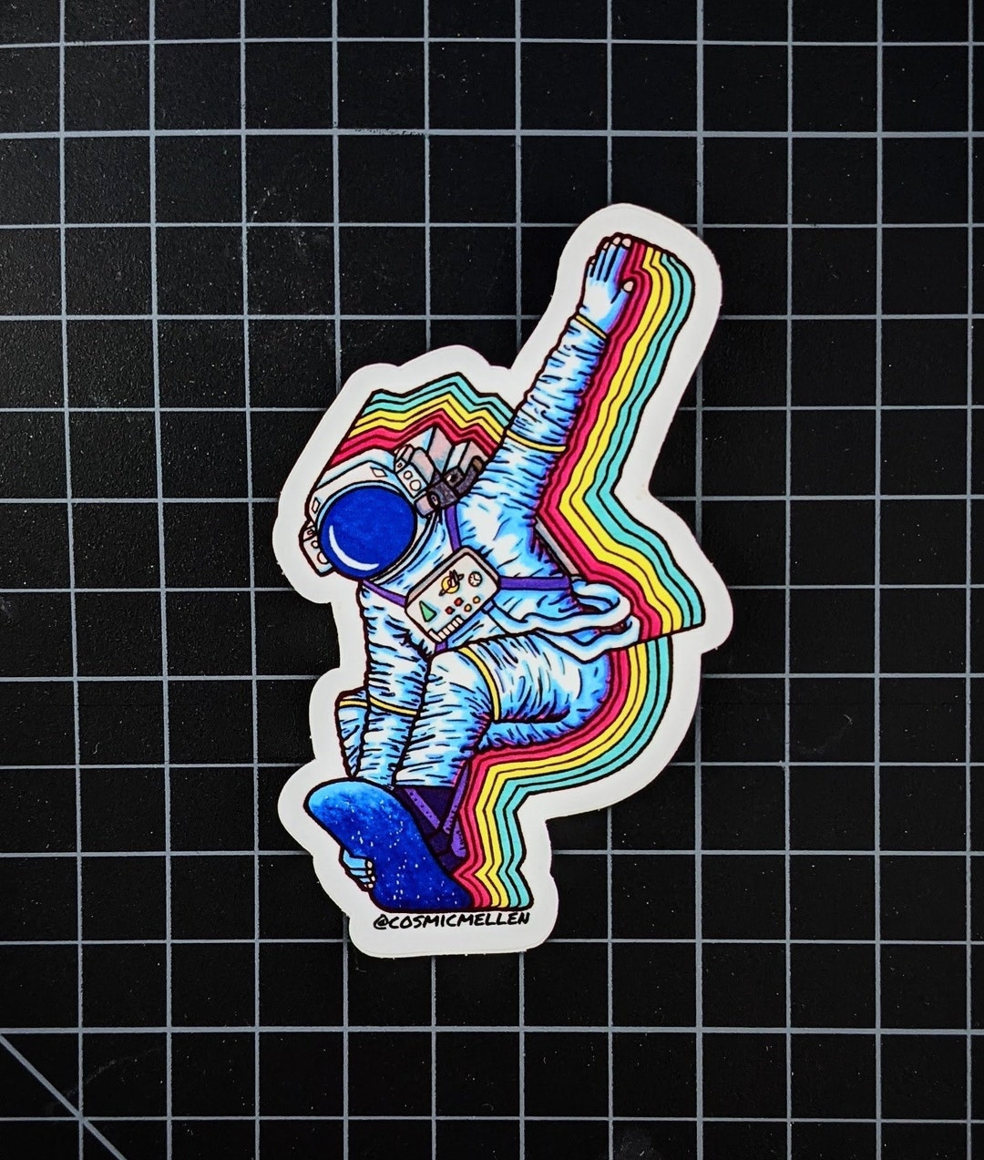 Trippy Sticker | Water Bottle Sticker | Flask Sticker | Laptop Sticker ...