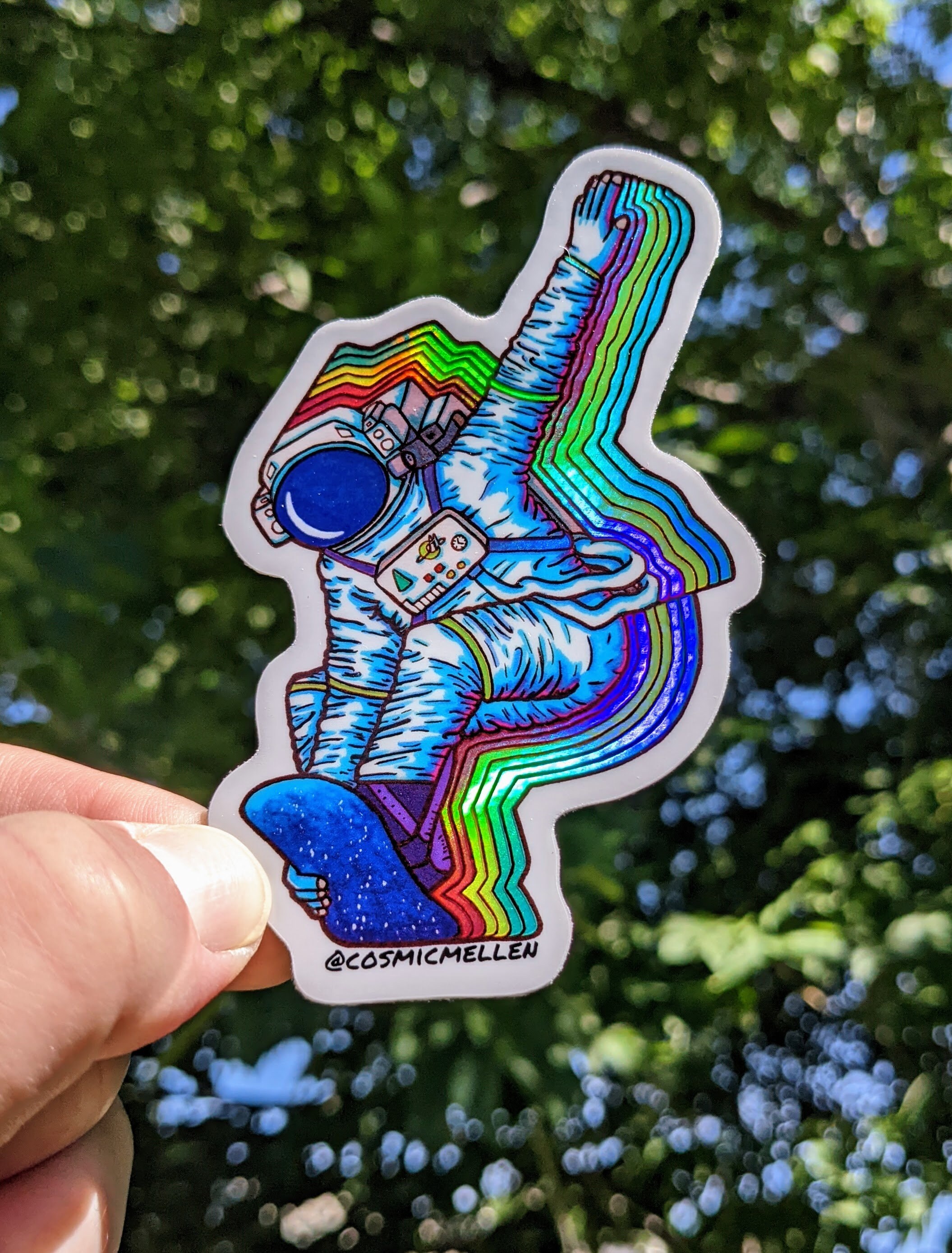 Trippy Sticker Water Bottle Sticker Flask Sticker Laptop - Etsy