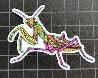 Mantis Sticker - Etsy