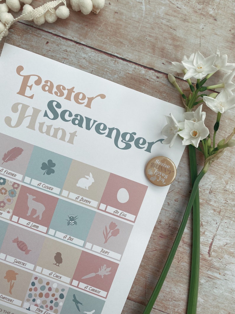 Easter Scavenger Hunt: Printable Digital Download Activities - Etsy