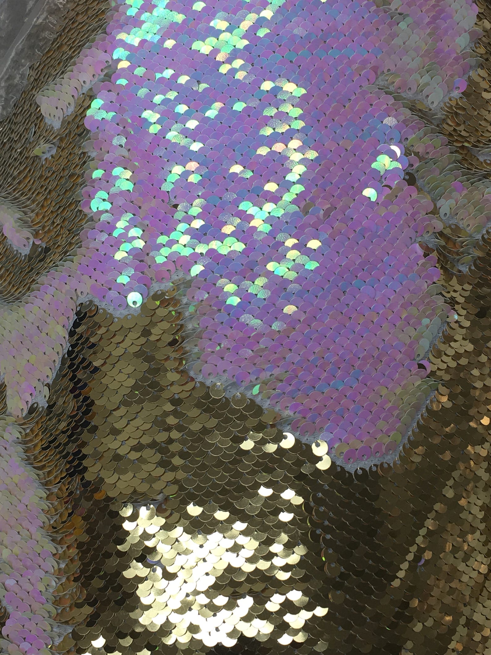 Mermaid Flip up Sequin Shiny Iridescent Pink on One Side and - Etsy