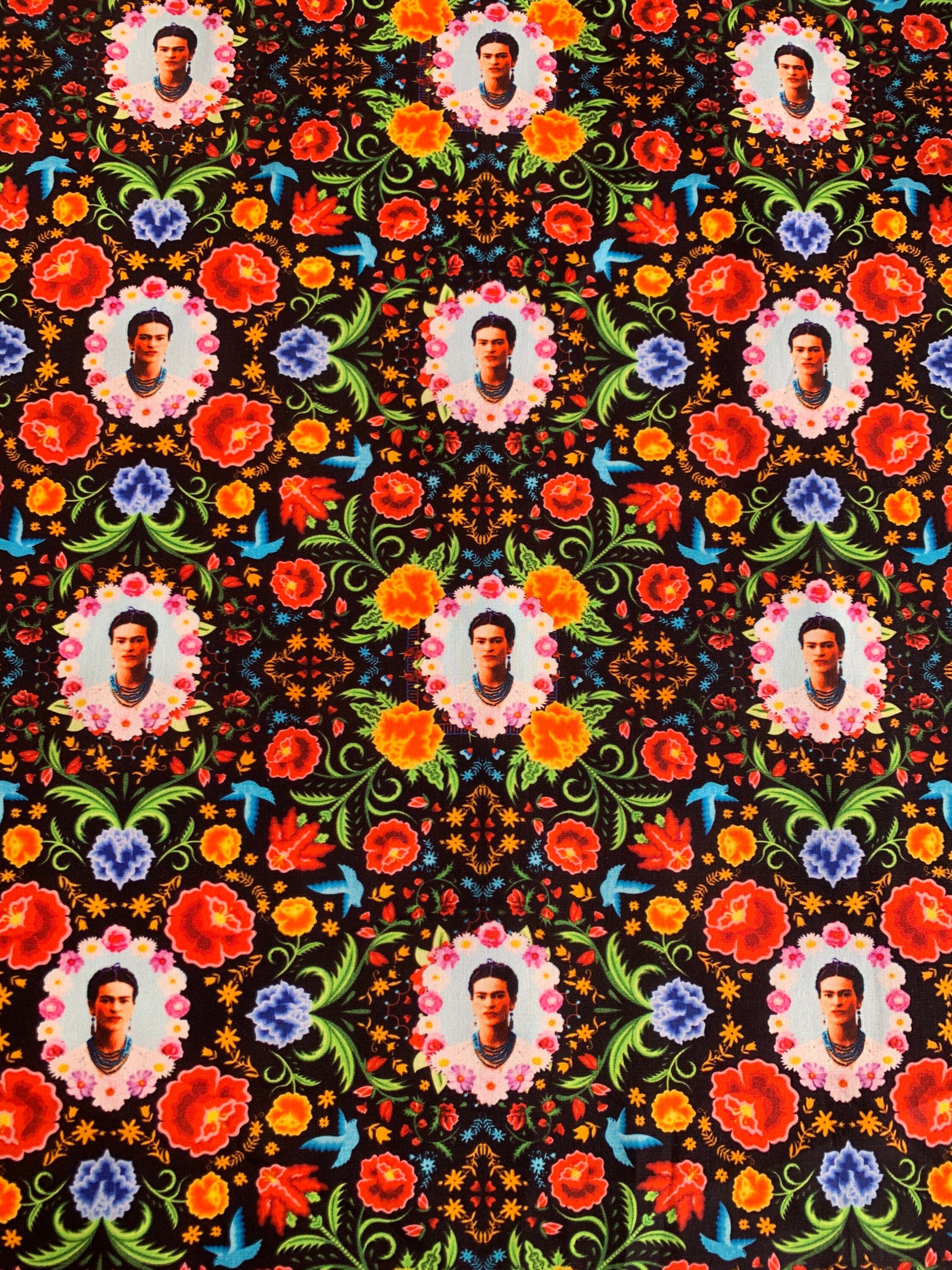 100% Cotton Frida Kahlo Mexican Print Fabric for Face Masks - Etsy