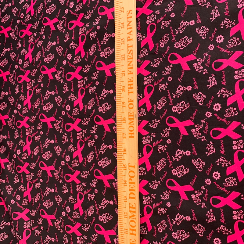 Breast Cancer Fabric - Etsy