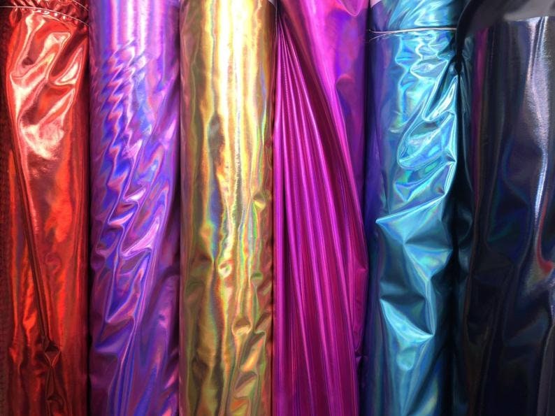 NEW Electric Iridescent Metallic Iridescent Foil on 4 Way - Etsy