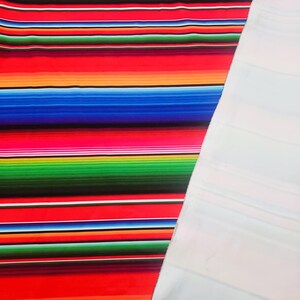 Sarape Stripes Print 4way Stretch Nylon Spandex Fabric (la20fabrics) - Etsy