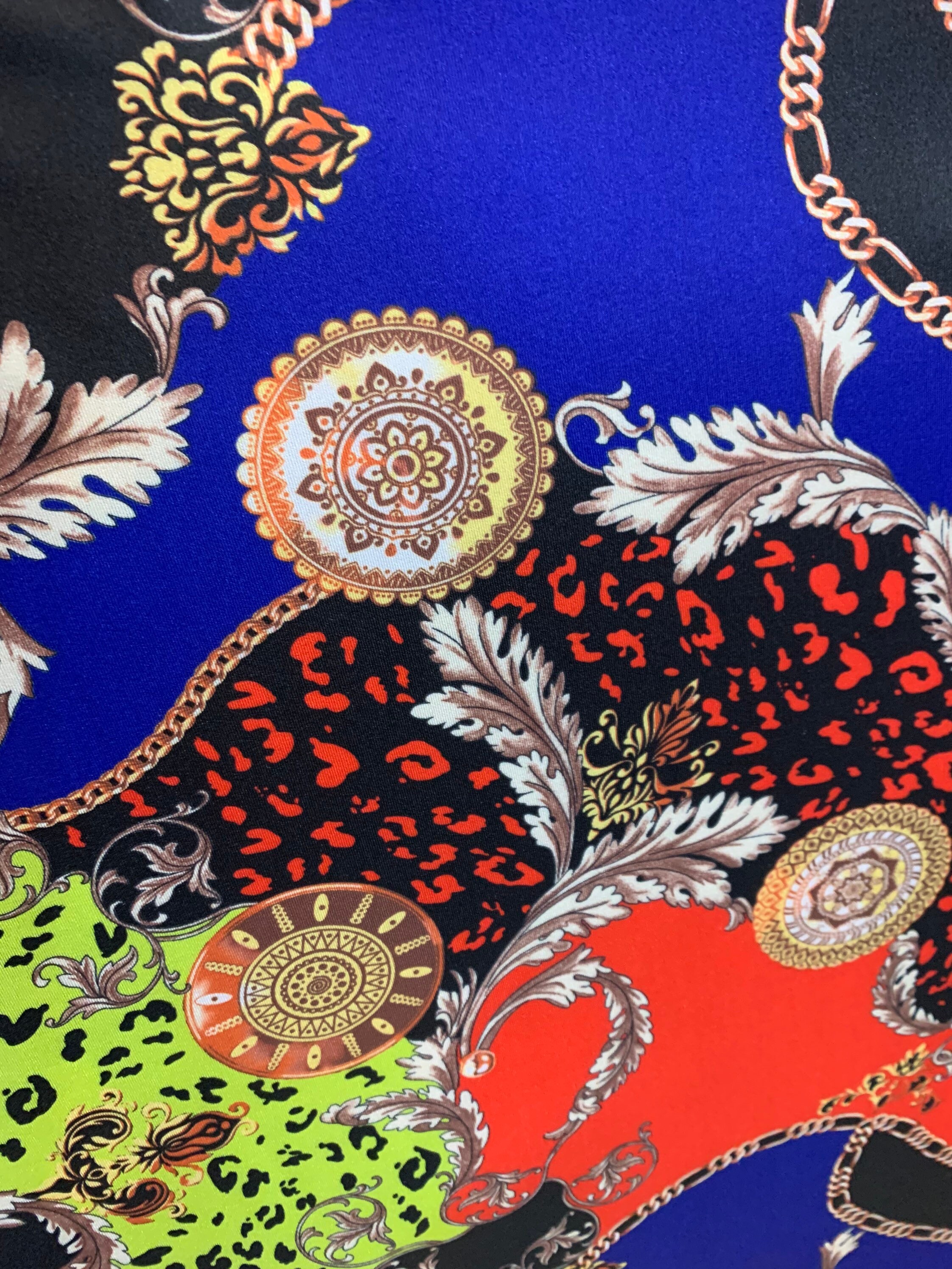 Designer Print Chains With Leopard With Beautiful Colors on 4 Way ...