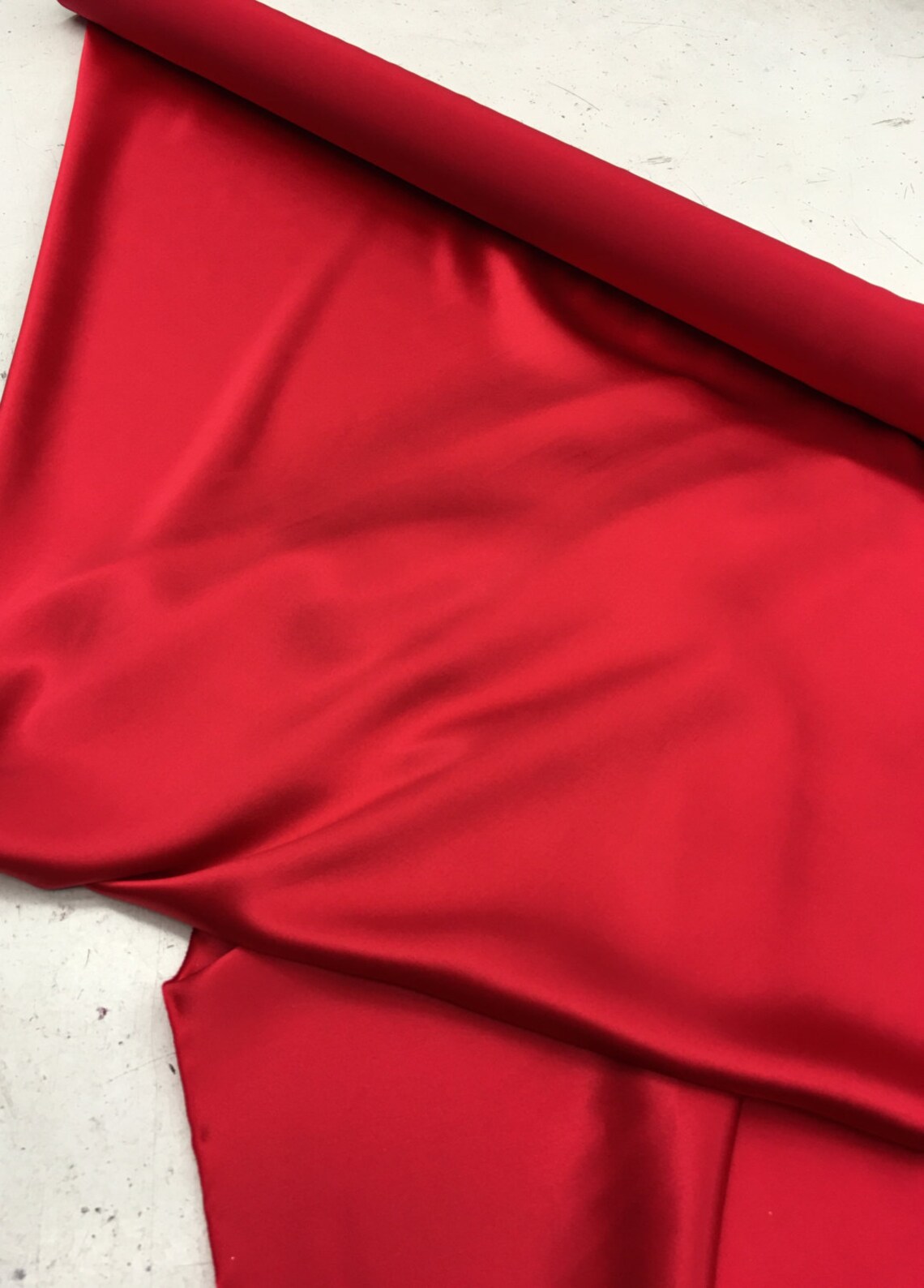 Charmause 100% Silk, Red Color, Sold by the Yard - Etsy