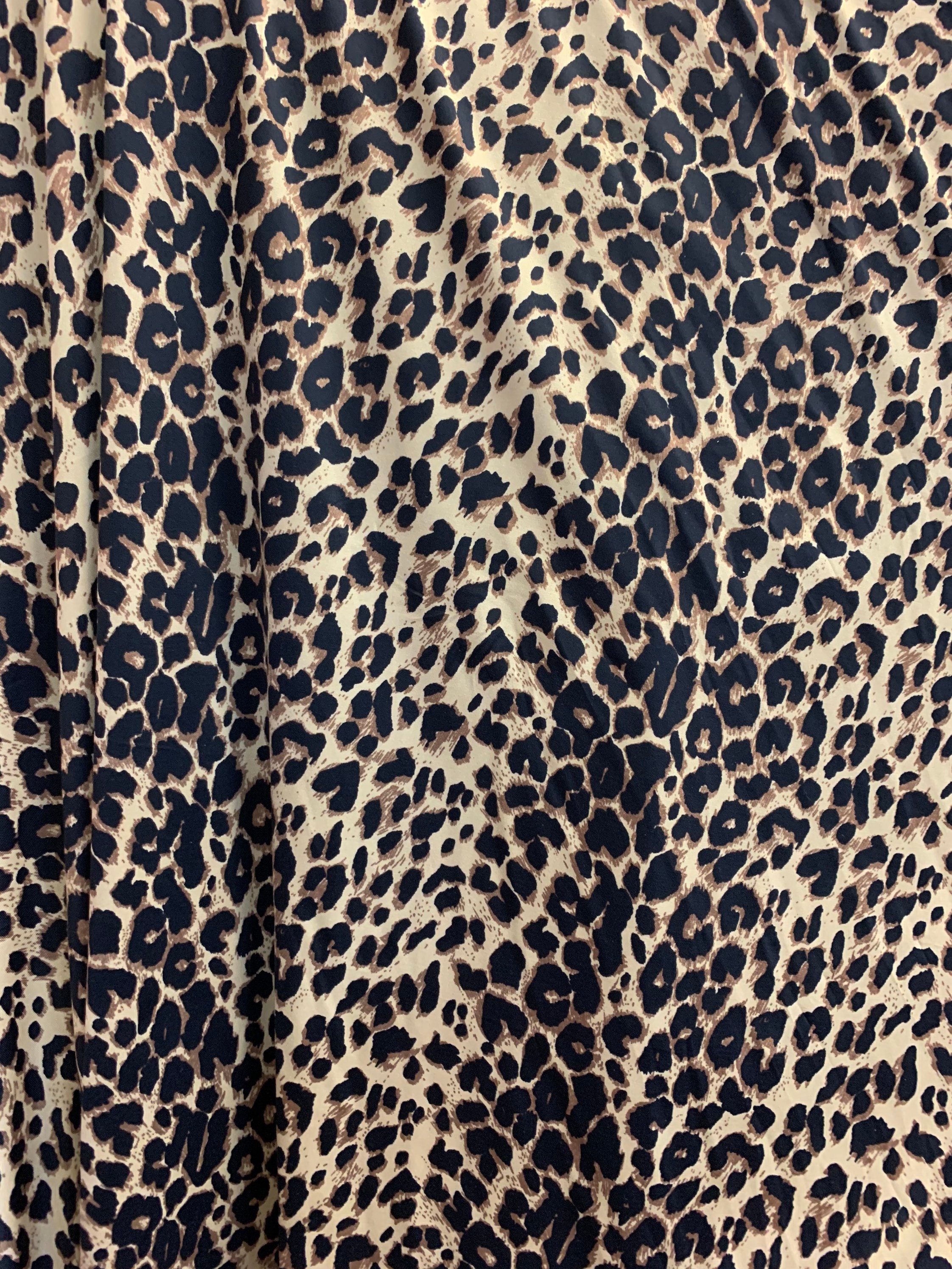 Cheetah Leopard Black Brown and Champagne Color on 4 Way | Etsy