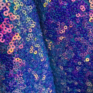 New Iridescent Turquoise Blue Colors Mini Glitz or Mini Sequin on 4 Way ...