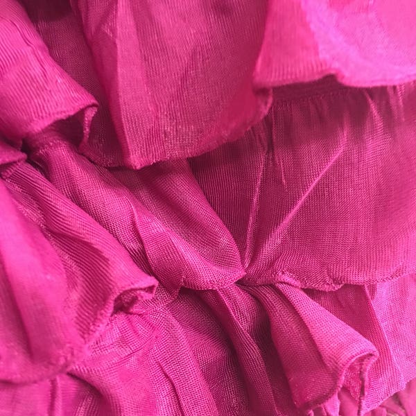 Ruffle Fabric Skirt - Etsy