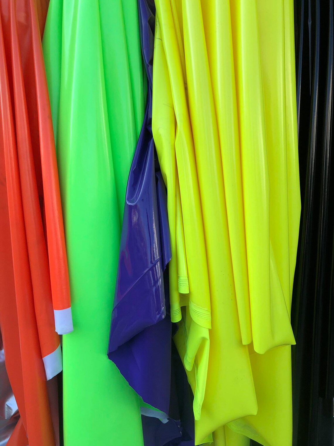 Nuevos colores de neón de 4 vías estirado poli látex o tela de - Etsy ...