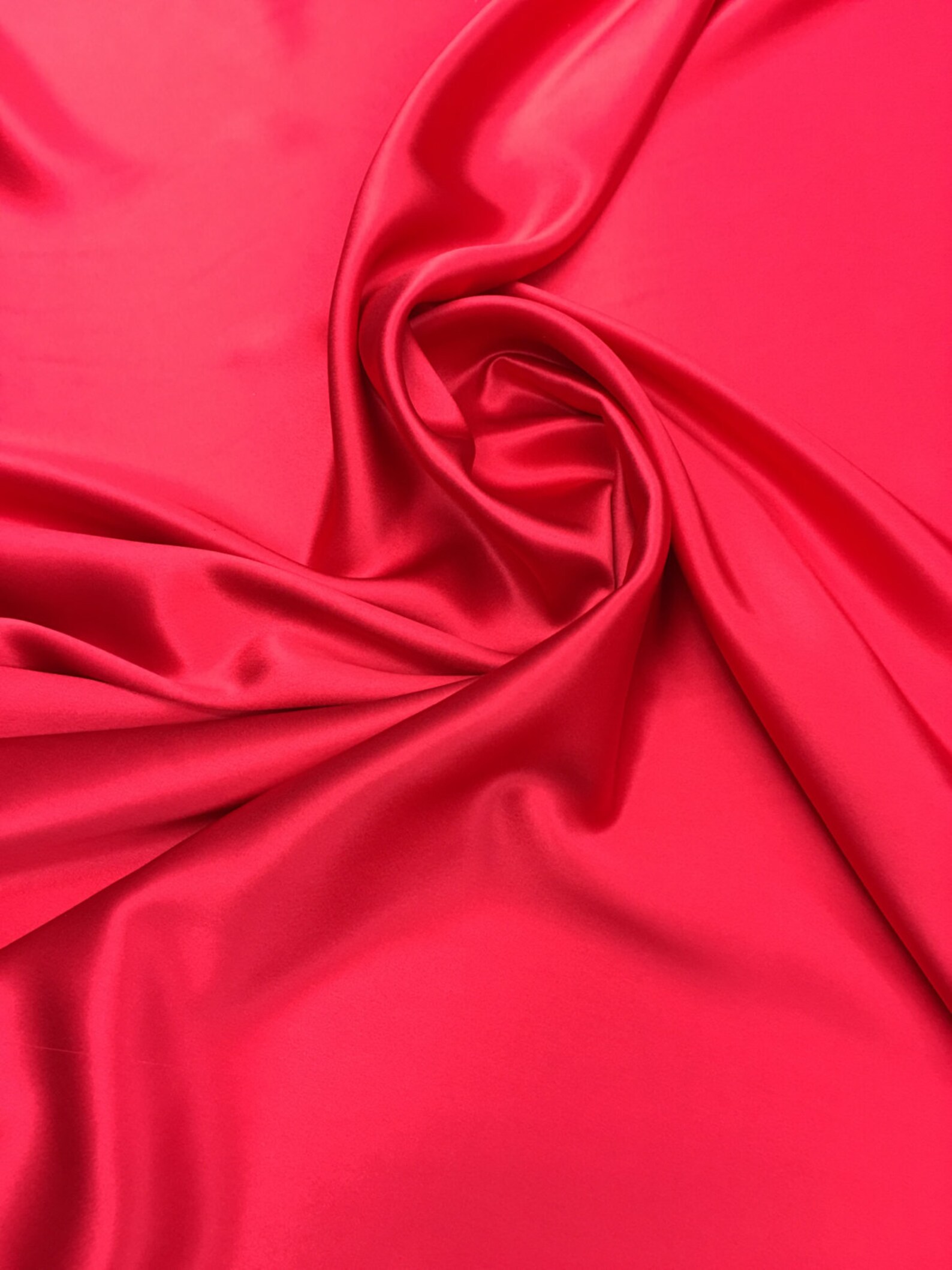Charmause 100% Silk Red Color Sold by the Yard - Etsy