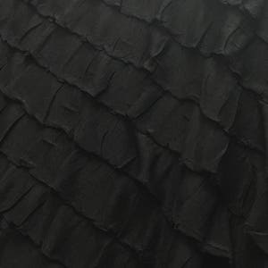 2" Ruffle Fabric Black Color 36" Ich Sold by Yard {la20fabrics} - Etsy