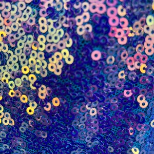 New Iridescent Turquoise Blue Colors Mini Glitz or Mini Sequin on 4 Way ...