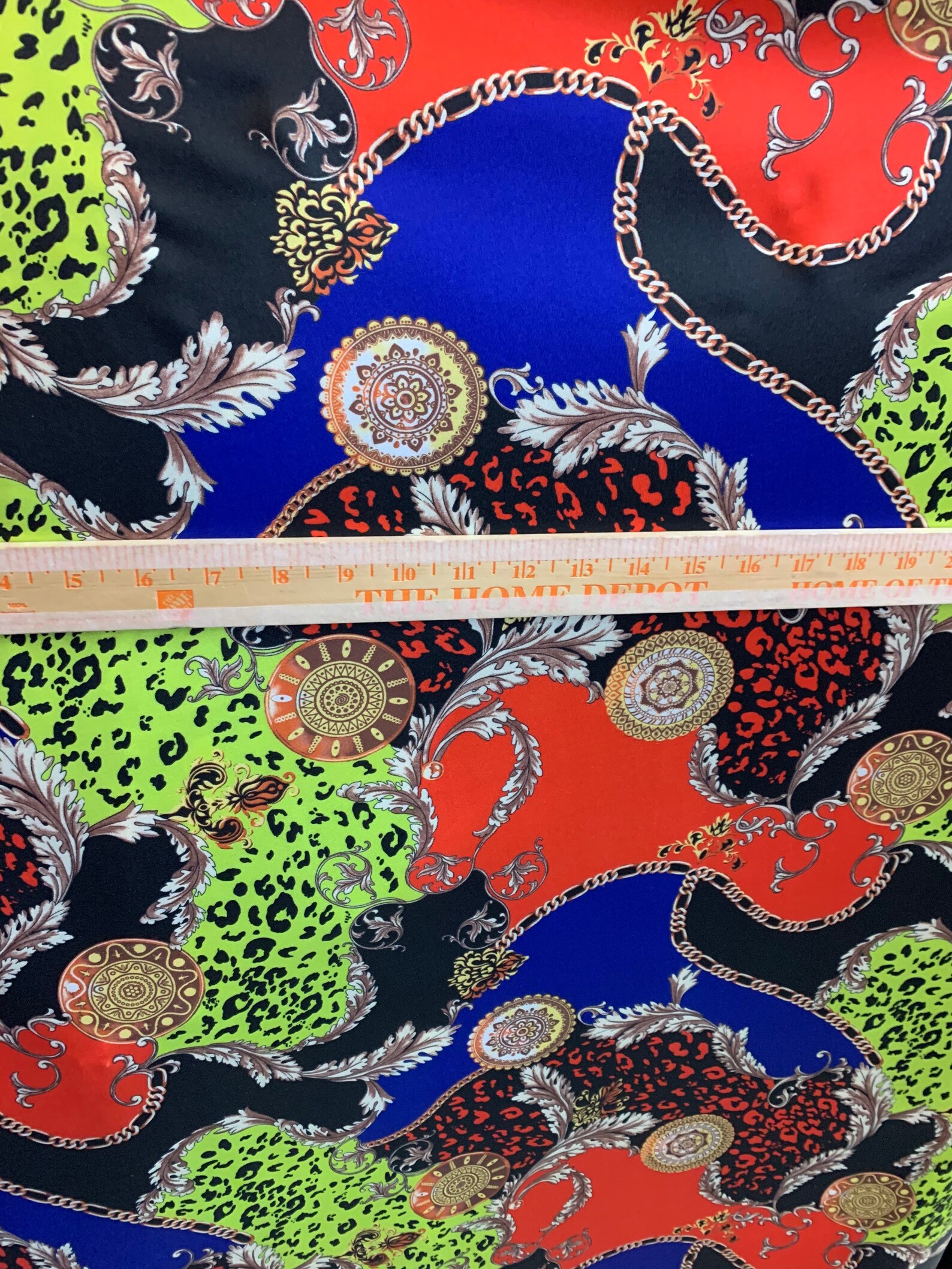 Designer Print Chains With Leopard With Beautiful Colors on 4 Way ...