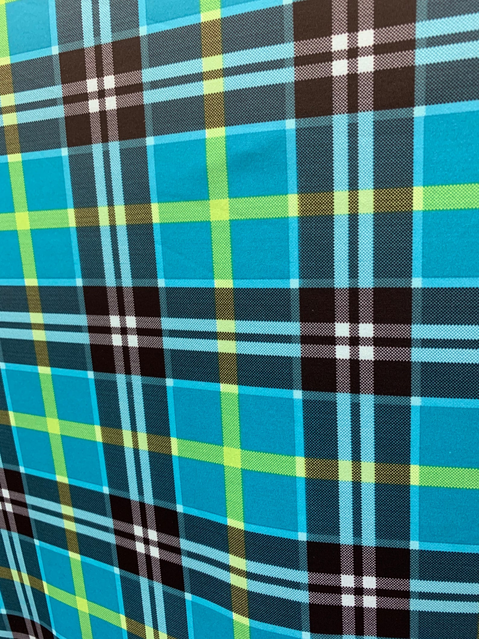 Plaid Spandex Print 4 Way Stretch Nylon Spandex or Lycra / | Etsy
