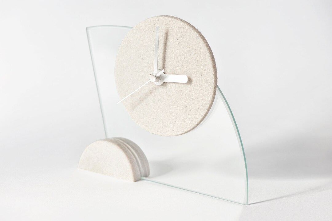 Table Clock Modern Design. Small Grandfather Clock Made of - Etsy