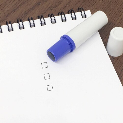 Check Box Stamp 0.16 4mm Square Self-inking Stamp - Etsy