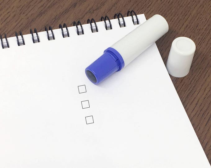 Check Box Stamp, 0.16" (4mm) Square Self-inking Stamp, Planner Stamp ...