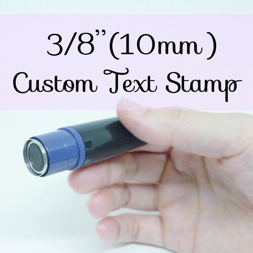 Tiny Custom Text Stamp Mini Self-inking Small Pre-inked - Etsy
