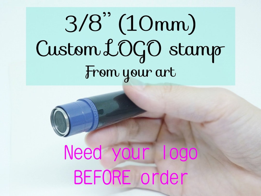 Small Custom LOGO Stamp, Tiny Self-inking Stamp, Business Logo, Custom ...