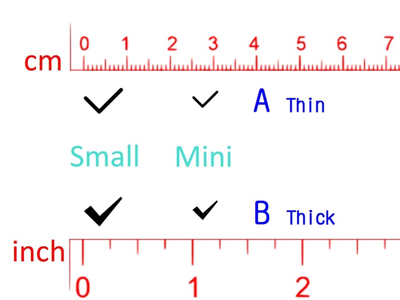 Check Mark Stamp Tick Stamp Mini Pre-inked Stamp Tick | Etsy