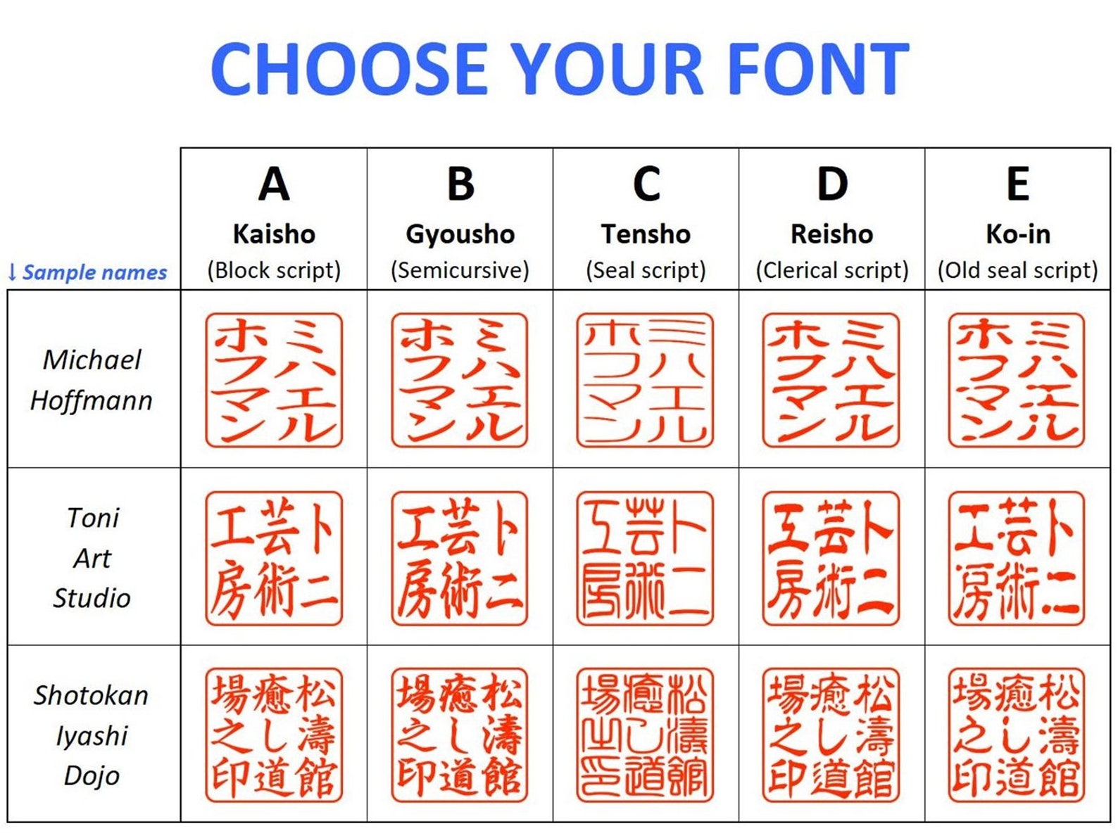 Square Hanko (custom Japan Stamp). Dojo Stamp, Teacher's Stamp, Karate ...