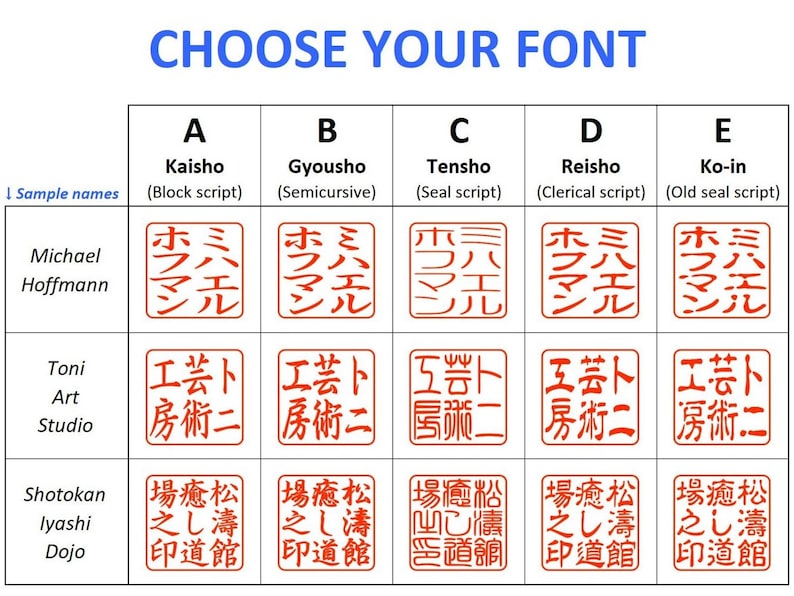 Square Hanko (custom Japan Stamp). Dojo Stamp, Teacher's Stamp, Karate ...